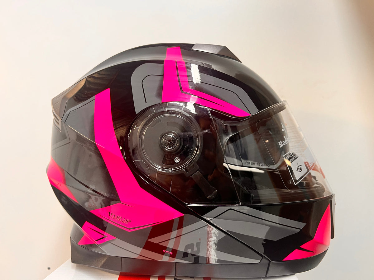 BFR Pink and Black Modular Helmet