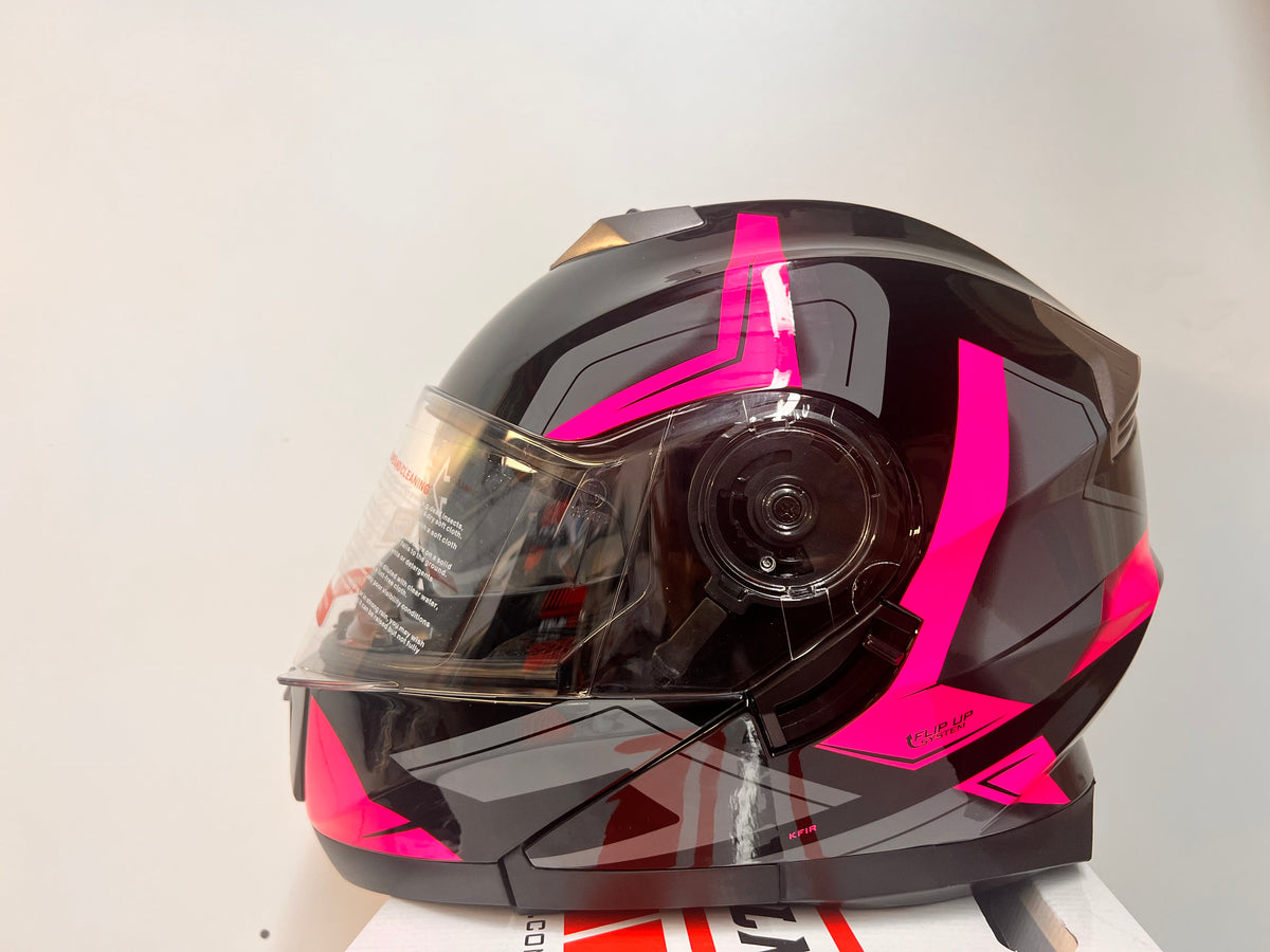 BFR Pink and Black Modular Helmet